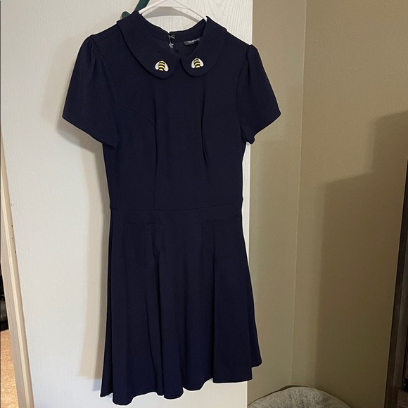 Modcloth | Dresses | Modcloth Classic Navy Mini Dress | Poshmark